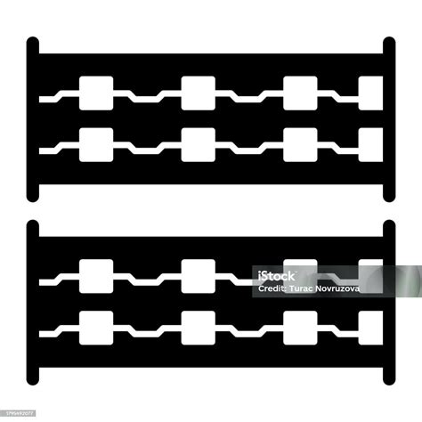 간단한 인쇄 회로 기판 레이아웃 솔리드 아이콘 전자 개념 흰색 배경에 간단한 Pcb 벡터 기호 글리프 스타일 아이콘 모바일 개념 웹 디자인 벡터 그래픽 Cpu에 대한 스톡