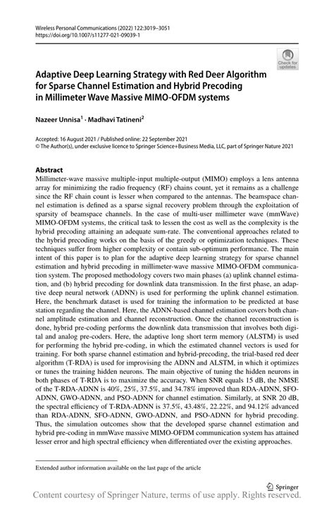 Adaptive Deep Learning Strategy With Red Deer Algorithm For Sparse