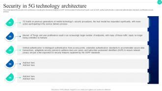 Architecture And Functioning Of 5G Technology IT Powerpoint Presentation Slides PPT PowerPoint