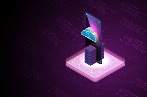Premium Vector Security Protection Data On Laptop Connection On Cloud
