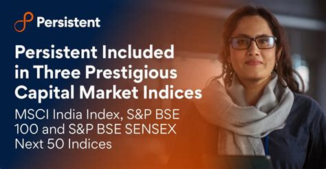 persistent included in three prestigious capital market indices