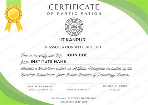 Artificial Intelligence Ai Training From Iit Kanpur Shop