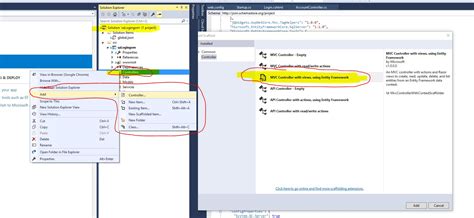 Visual Studio Why VS Does Not Offer Creating Of MVC Controller Using Entitity Framework