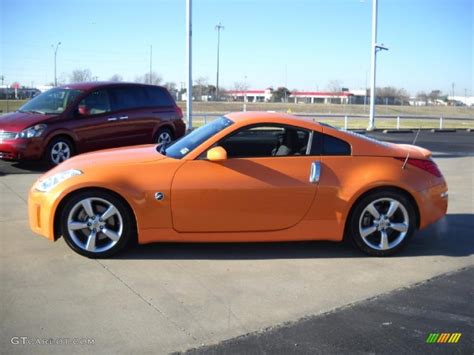 2007 Solar Orange Pearl Nissan 350z Enthusiast Coupe 24148647