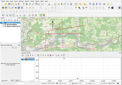 New Elevation Profile Doesn T Plot On North South And East West Traces Issue Qgis