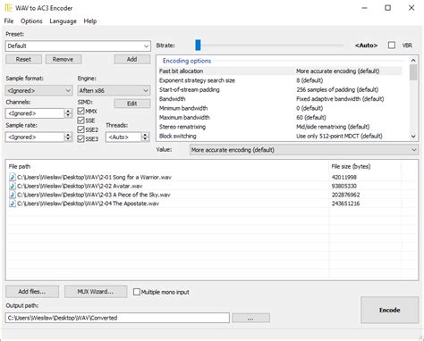 Wav To Ac3 Encoder Wavtoac3encoder