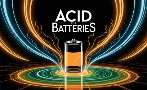 Acid For Batteries Types Functions And Safety Guide