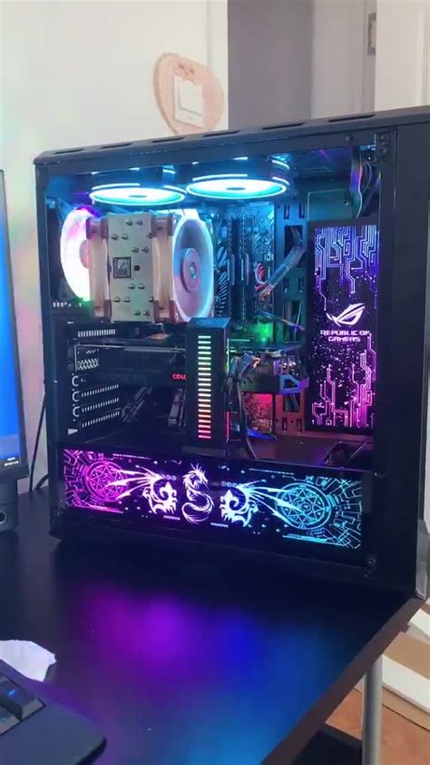 Customized RGB Pc Case Panel Psu Shroud Gpu Backplate V Pin V Pin ARGB Decoration Pc Mod