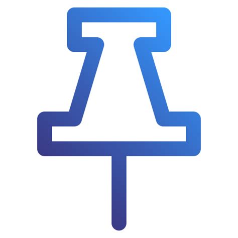 Pin Generic Gradient Icon