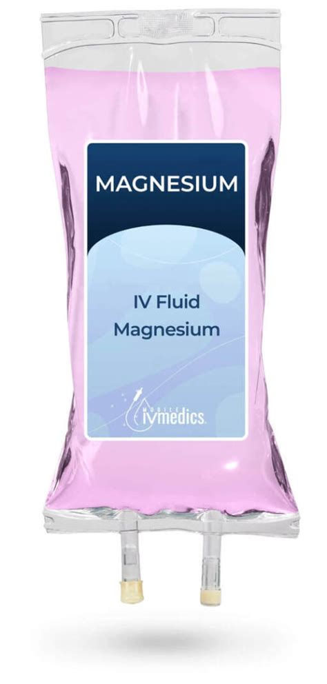 Feel Better With Magnesium Iv Therapy At Home Mobile Iv Medics