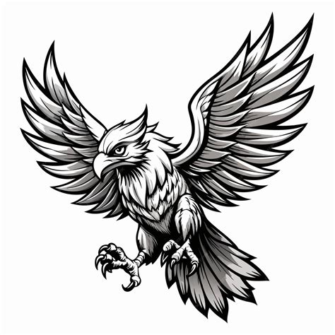 Mighty Eagle Mascot Vector Illustration Premium Ai Generated Image
