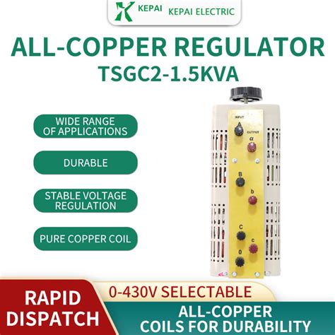 Custom Tsgc W V Adjustable Voltage Regulator Three Phase V High Power Contact