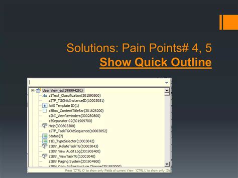 quick object list and quick outline pptx operating systems