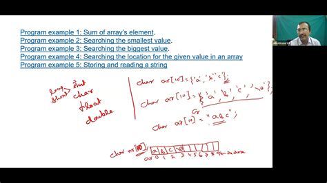 C Programming Array 3 Youtube