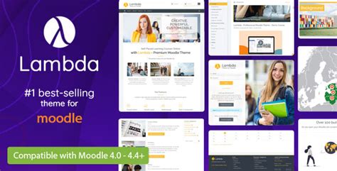 Lambda Premium Moodle Theme By Evapi Themeforest
