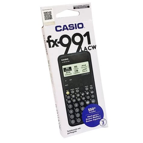 Calculadora Científica Casio Classwiz Fx 991la Cw Calculadora Científica Magazine Luiza