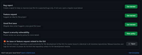 Add `config Yml` In Issue Templates · Issue 21853 · Bitcoin Bitcoin · Github