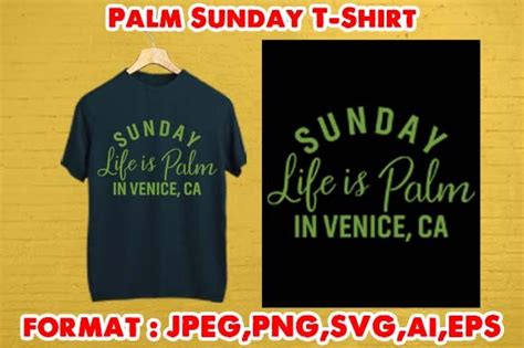 Palm Sunday T Shirt Graphic By Teevely · Creative Fabrica