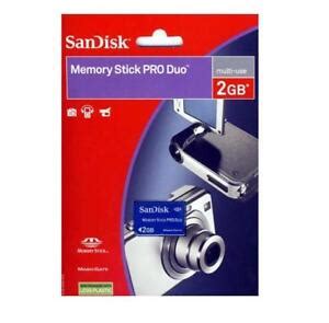 Genuine Sandisk 2GB 2G Memory Stick Pro Duo MSPD Video PSP Magicgate Retail EBay