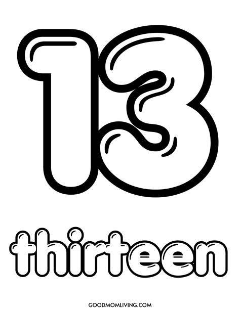 Bubble Number Printable Bubble Number Good Mom Living