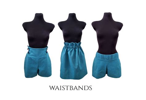 Experimenting With Waistband And Yoke Details The Shapes Of Fabric