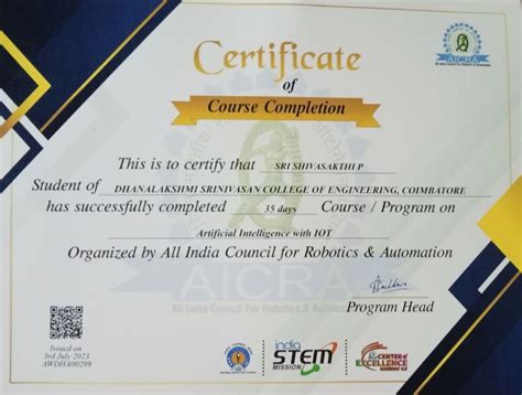 Sri Shivasakthi Ponsankar On Linkedin Ai Iot Artificialintelligence