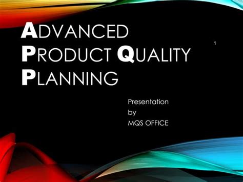 Apqp Tool For Manufacturing Traininggppt