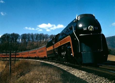 Vintage Norfolk And Western J Class Steam Locomotive At Singer