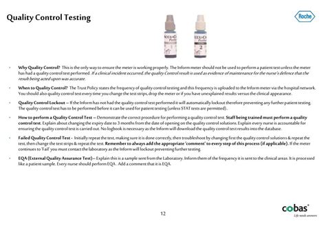 PPT Accu Chek Inform II Blood Glucose Meter PowerPoint Presentation Free Download ID