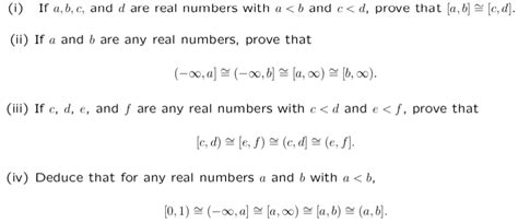 Solved I If A B C And D Are Real Numbers With A Chegg