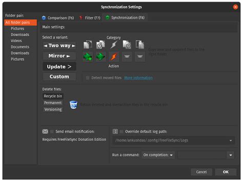 FreeFileSync Open Source File Synchronization Tool