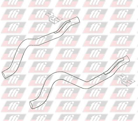 Tailpipe Set Cuda 70 74 2 5 Bright Exhaust Tip Version 437 00