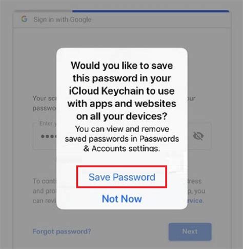 Nuxtjs Flutter How To Enable The Remember Account And Password Feature Stack Overflow