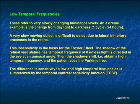 Ppt Temporal Vision Temporal Contrast Sensitivity Function Tcsf