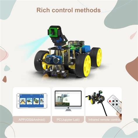 Yahboom Raspbot AI Vision Robot Car With FPV Camera For Raspberry Pi B Raspbot AI Vision