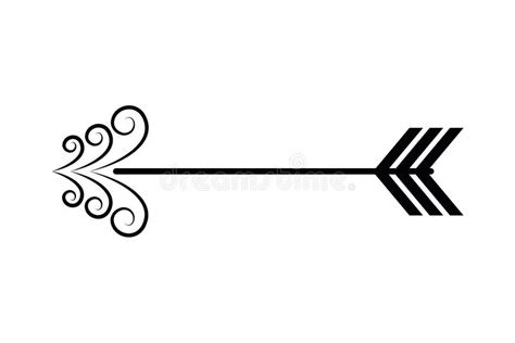 Arrow Elegant Sharp Edge Design Stock Vector Illustration Of Vintage