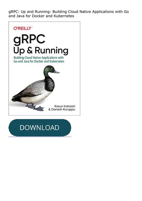 Read Epub Grpc Up And Running Building Cloud Native Applications