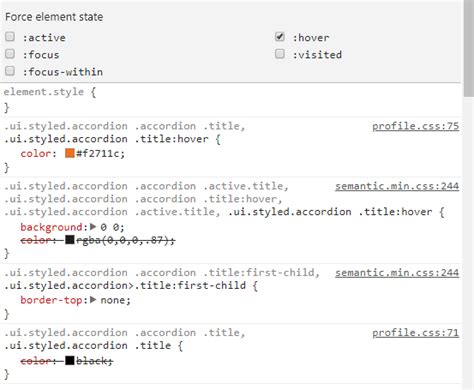 Accordion Nested Accordion Doesn T Change Color Properly Issue Semantic Org Semantic