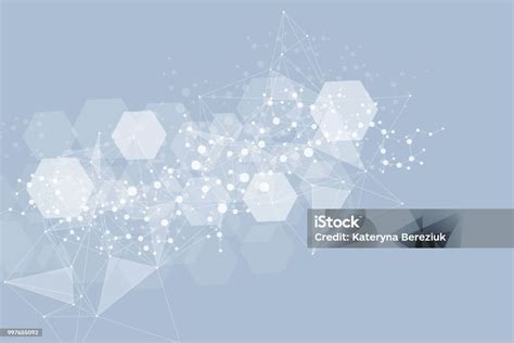 과학 6 각형 패턴의 현대 미래 배경입니다 입자 의료 기술 화학 과학에 대 한 분자 구조와 가상 추상 배경 소셜 네트워크 벡터 0명에 대한 스톡 벡터 아트 및 기타 이미지