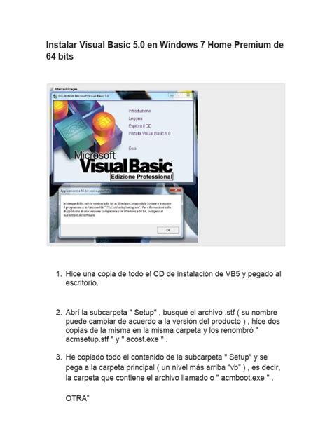instalar visual basic 5 pdf