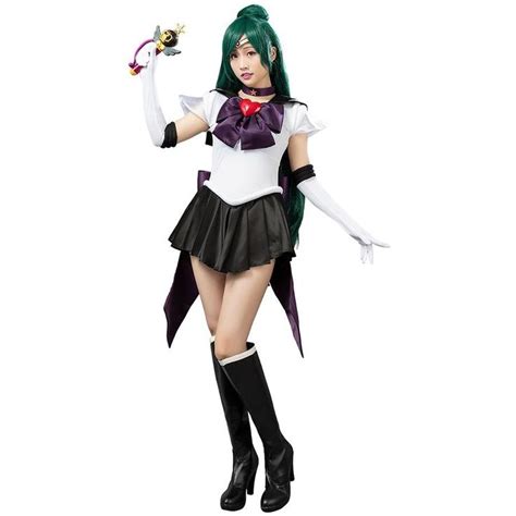 Sailor Super S Film Sailor Pluto Setsuna Meioh Trista Cosplay Costumes Clt1410 Sailor Pluto