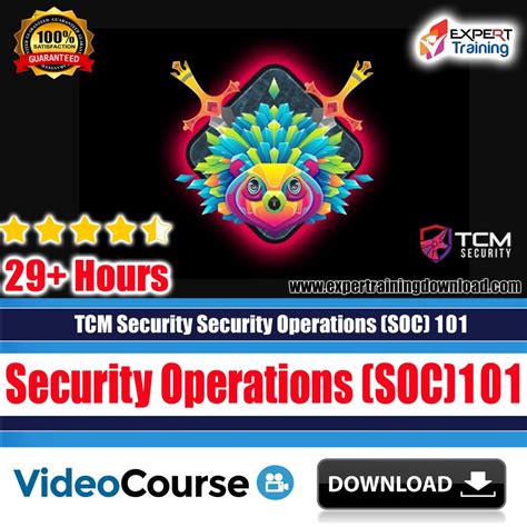 Tcm Security Security Operations Soc 101 Expert Training