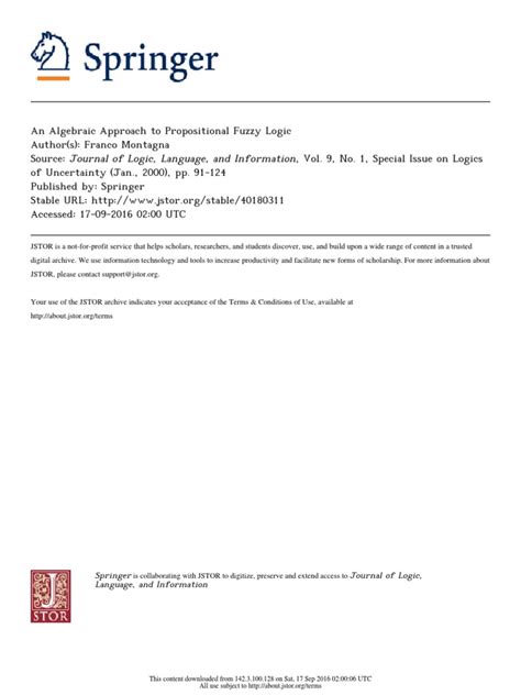 an algebraic approach to propositional fuzzy logic pdf ring