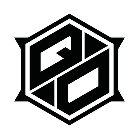 Qo Logo Monogram Design Template 16572115 Vector Art At Vecteezy