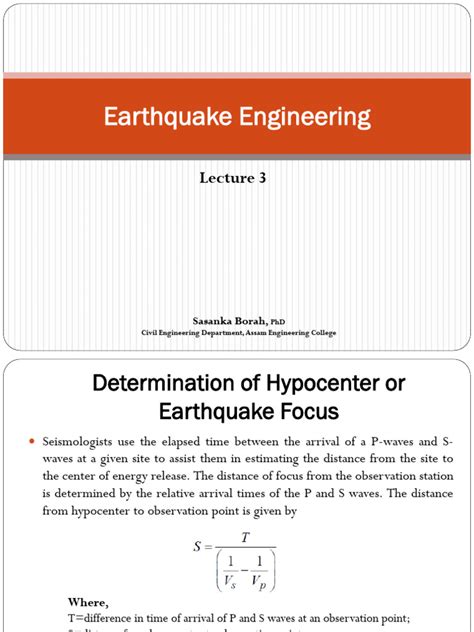 Lecture 3 Pdf Moment Magnitude Scale Earthquakes