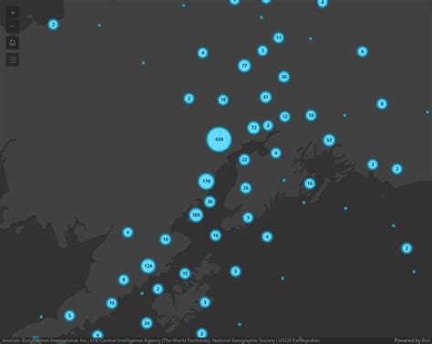 clustering with visual variables sample code arcgis maps sdk for javascript 4 33 esri