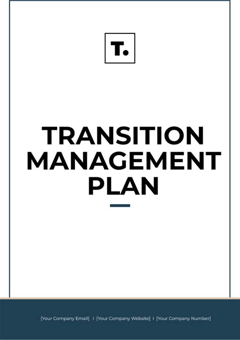 Free Transition Out Plan Template To Edit Online