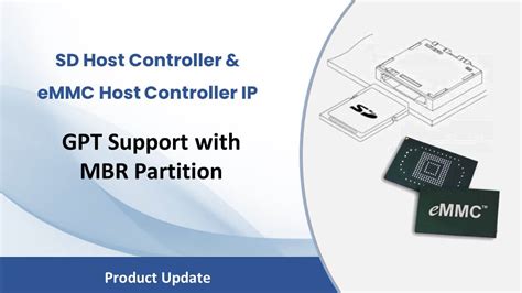 New Release SD And EMMC Host Controller Integrates GPT Support With MBR Partition IWave