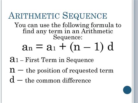 Day 28 Arithmetic Sequences Ppt Download