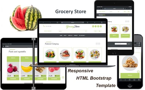 Grocery Store Responsive Html Bootstrap Template